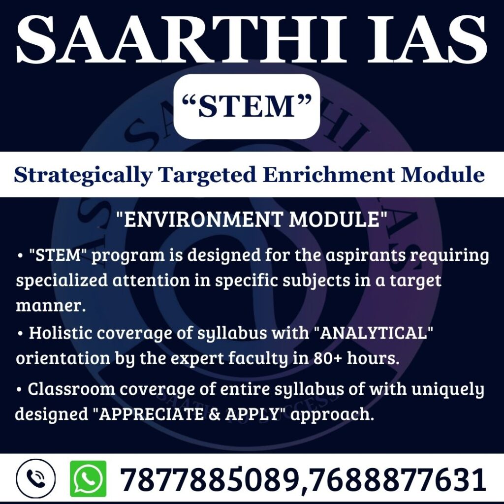 SAARTHI IAS Environment Module for UPSC IAS Exams | Online & Offline ...